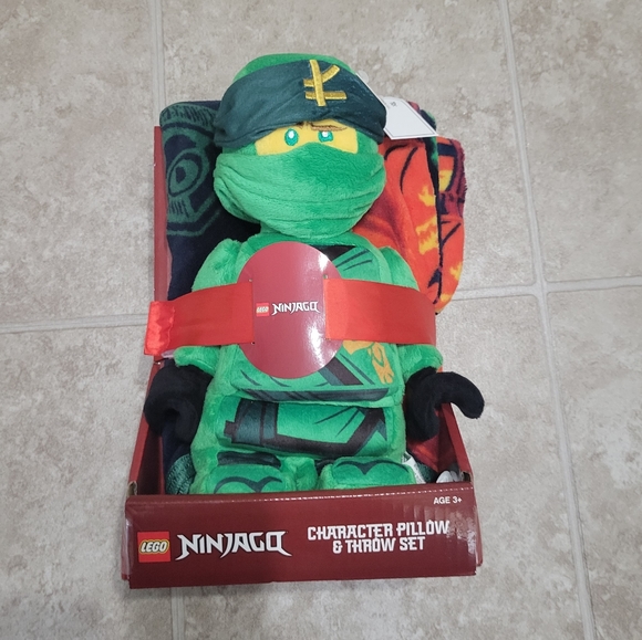 Lego | Toys | Lego Ninjago Plush Throw Buddy Pillow Set 4 X 50 Inch New ...